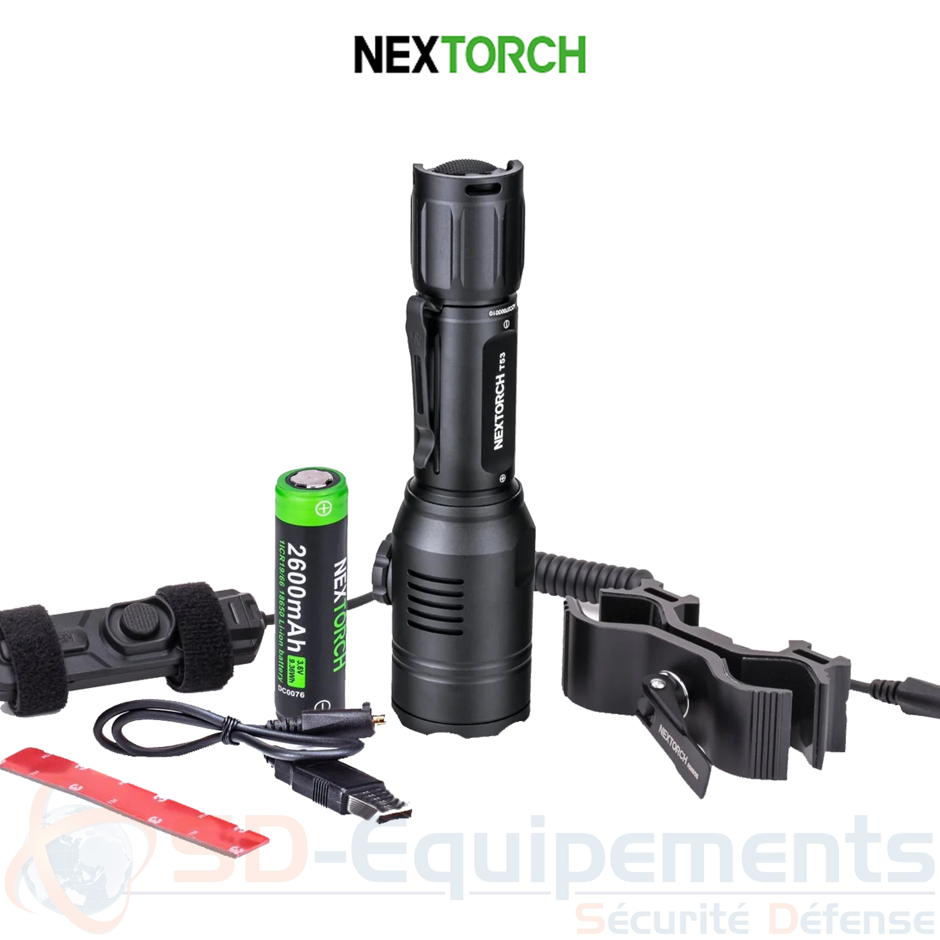 Lampe torche chasse Nextorch T53 SET 760 Lumens - SD-Equipements