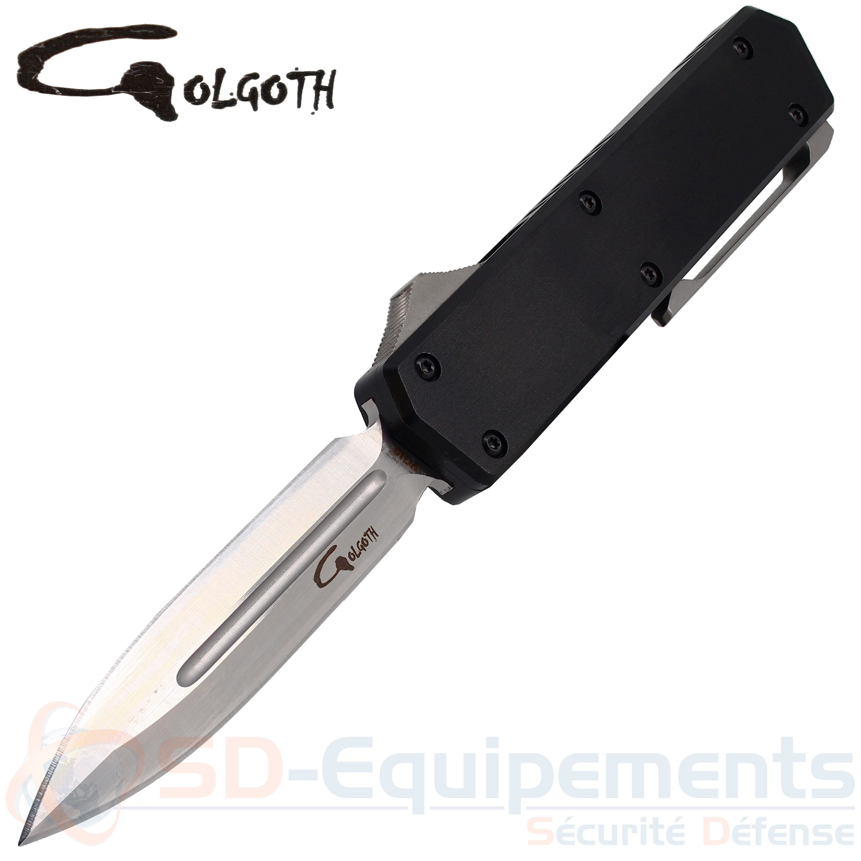 Couteau automatique Golgoth G13DT double tranchant - SD-Equipements